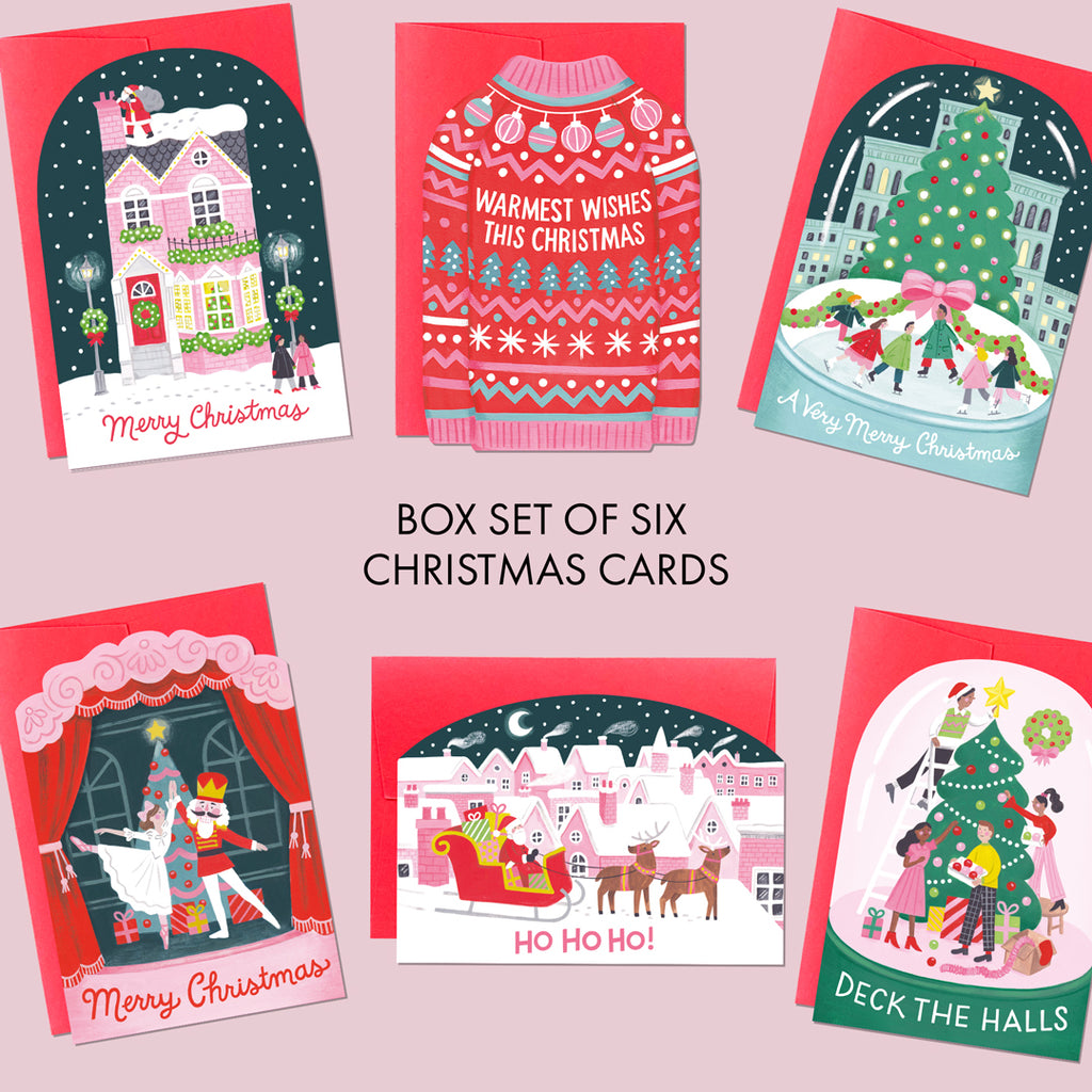 Christmas Card Bundle (pack of 6) – Ricicle Cards