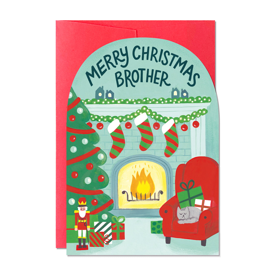 Merry Christmas Brother | Christmas Card – Ricicle Cards